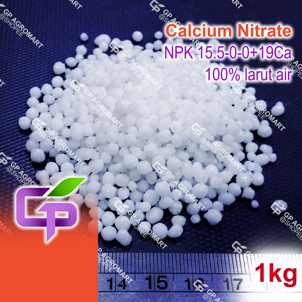 1kg Calcium Nitrate NPK 15.5-0-0+19Ca / Ca(NO3)2 / Norgessalpeter ...