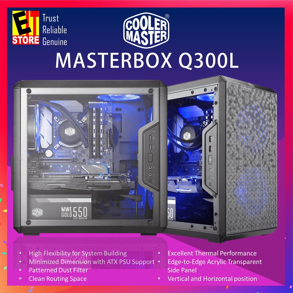 COOLER MASTER MASTERBOX Q300L (MCB-Q300L-KANN-S00) | Shopee Malaysia