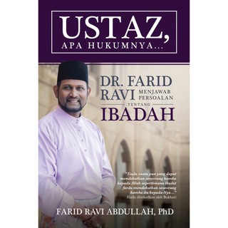 Ustaz, Apa Hukumnya Ibadah by Ustaz Farid Ravi Abdullah | Shopee Malaysia