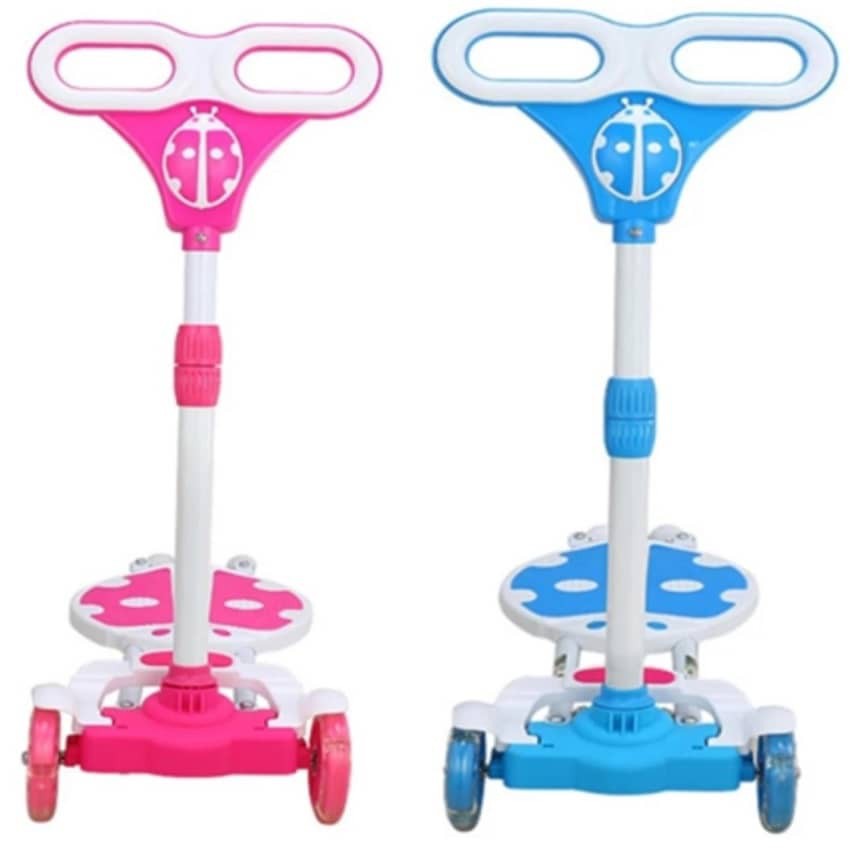 Flash Wheel Kids Frog Wheel Tricycle Frog Scooter with Adjustable ...