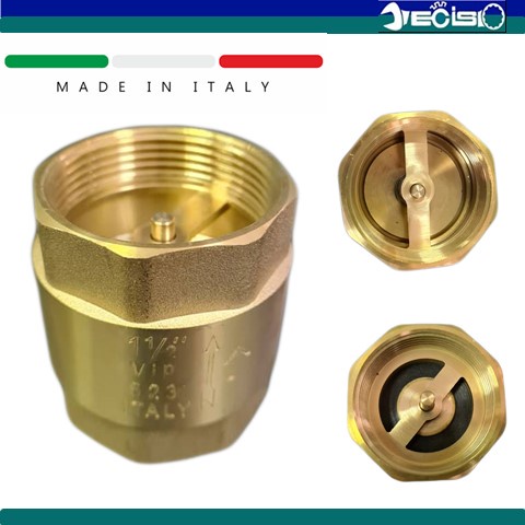 [BRAND NEW] VIP BRASS VERTICAL SPRING CHECK VALVE / ONE WAY VALVE / NON ...