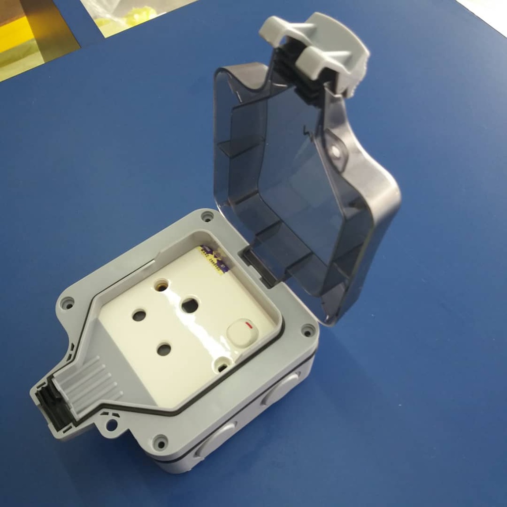 Weatherproof 15a Sso With Cover Ip66 Shopee Malaysia