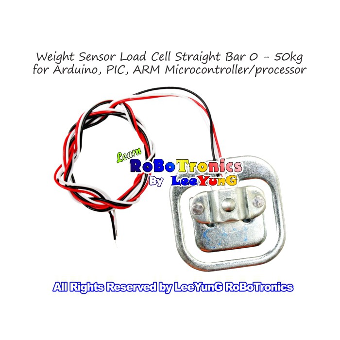 Weight Sensor Load Cell Straight Bar 0-50kg Weight Sensor for Arduino ...