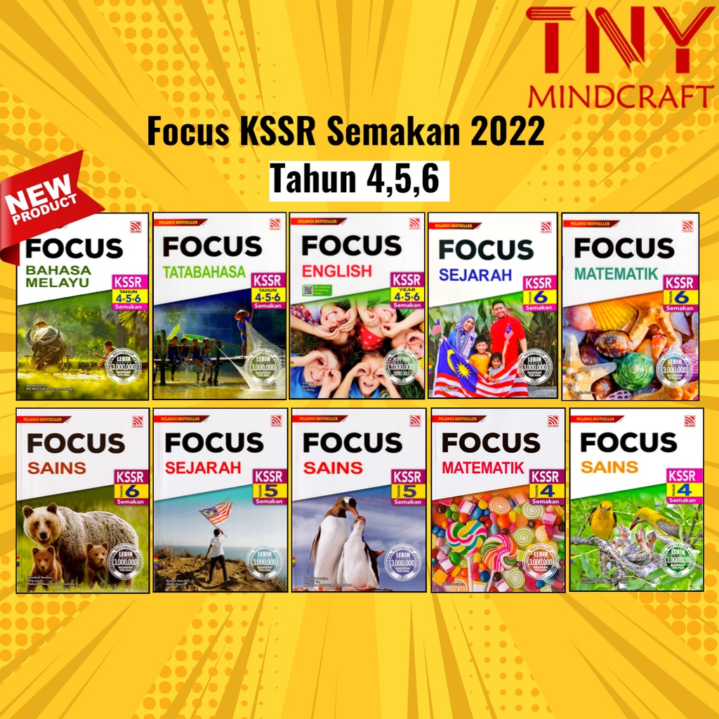 [tny] Buku Rujukan Upsr Focus Pelangi Upsr Tahun 4 5 6 Kssr Semakan