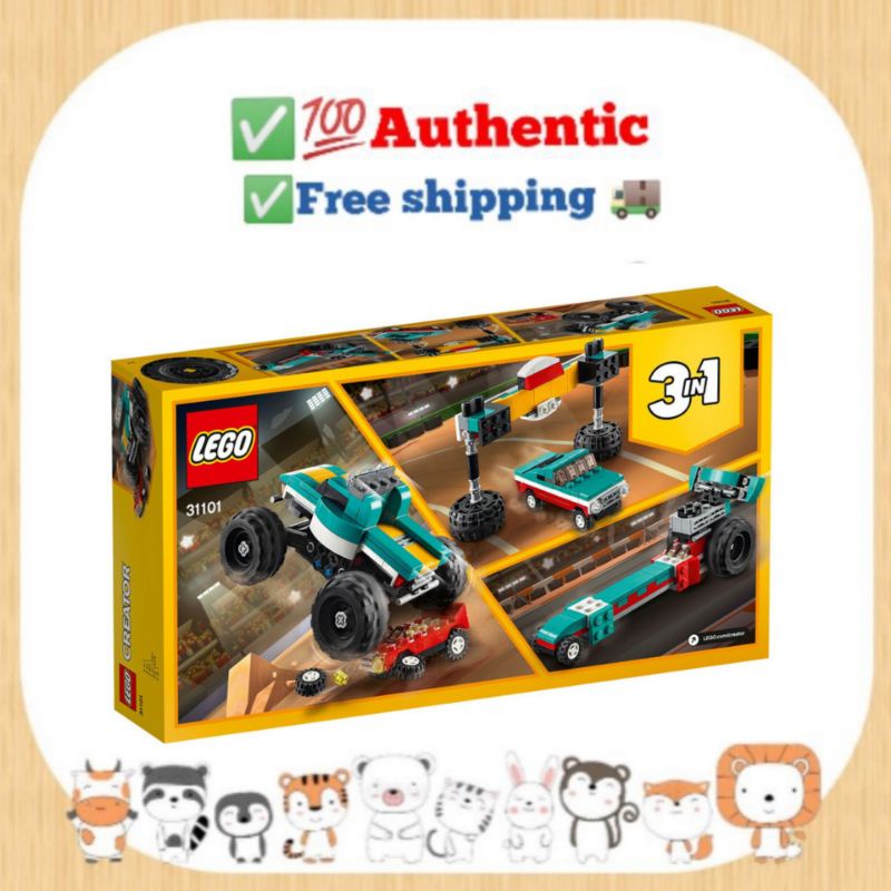 Lego 31101 Creator 3-in-1 Monster Truck | Shopee Malaysia