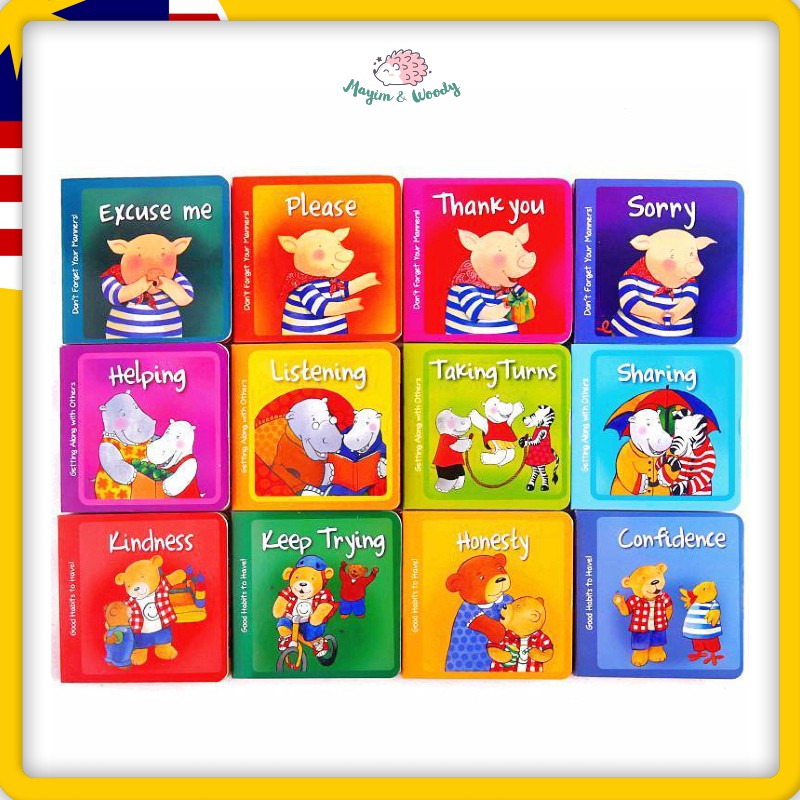 Ready Stock! 'A Case of Good Manners' 12 Mini English Books for ...