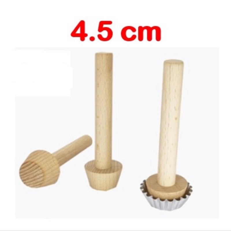 Wooden Tart Presser (4.5cm / 5cm) | Shopee Malaysia