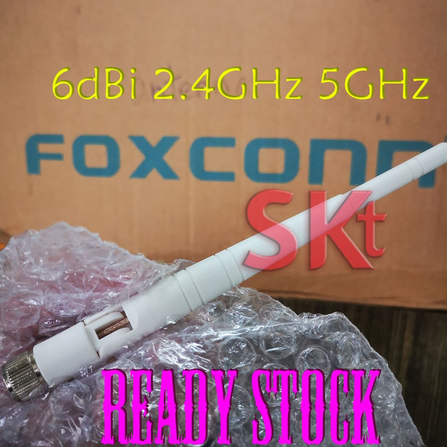 FOXCONN 6dbi antenna 2.4g/5g Wi-Fi router FMA FEMALE Original FULLY NEW ...