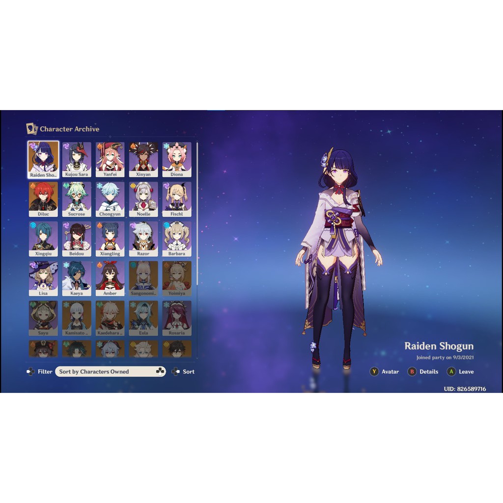 Genshin Impact - 2 x 5 STAR ( DILUC & RAIDEN SHOGUN ), 1 x 5 STAR ...