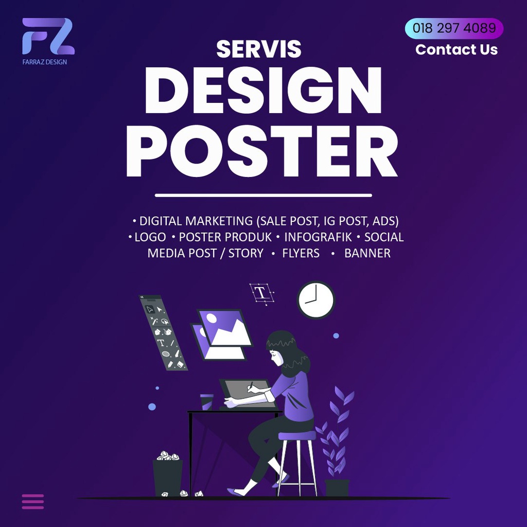 GRAFIK DESIGN POSTER MURAH | Shopee Malaysia