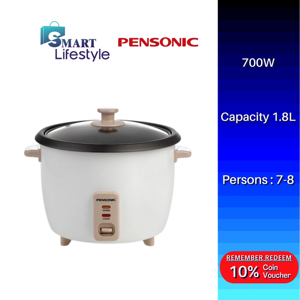 Pensonic Rice Cooker PRC-18E (1.8L) | Shopee Malaysia