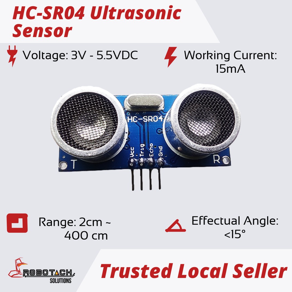 HC-SR04 Ultrasonic Sensor | Shopee Malaysia