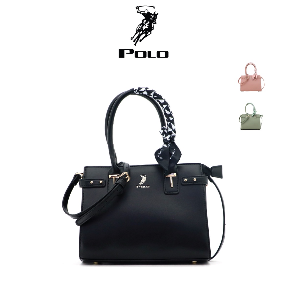 Polo Women Top Handle Bag - Black PHVR-42880 (Beg Tangan Wanita ...