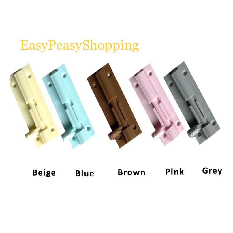 Plastic PVC Door Bolt/ Toilet /Selak Pintu Plastik /Selak Tandas (READY ...