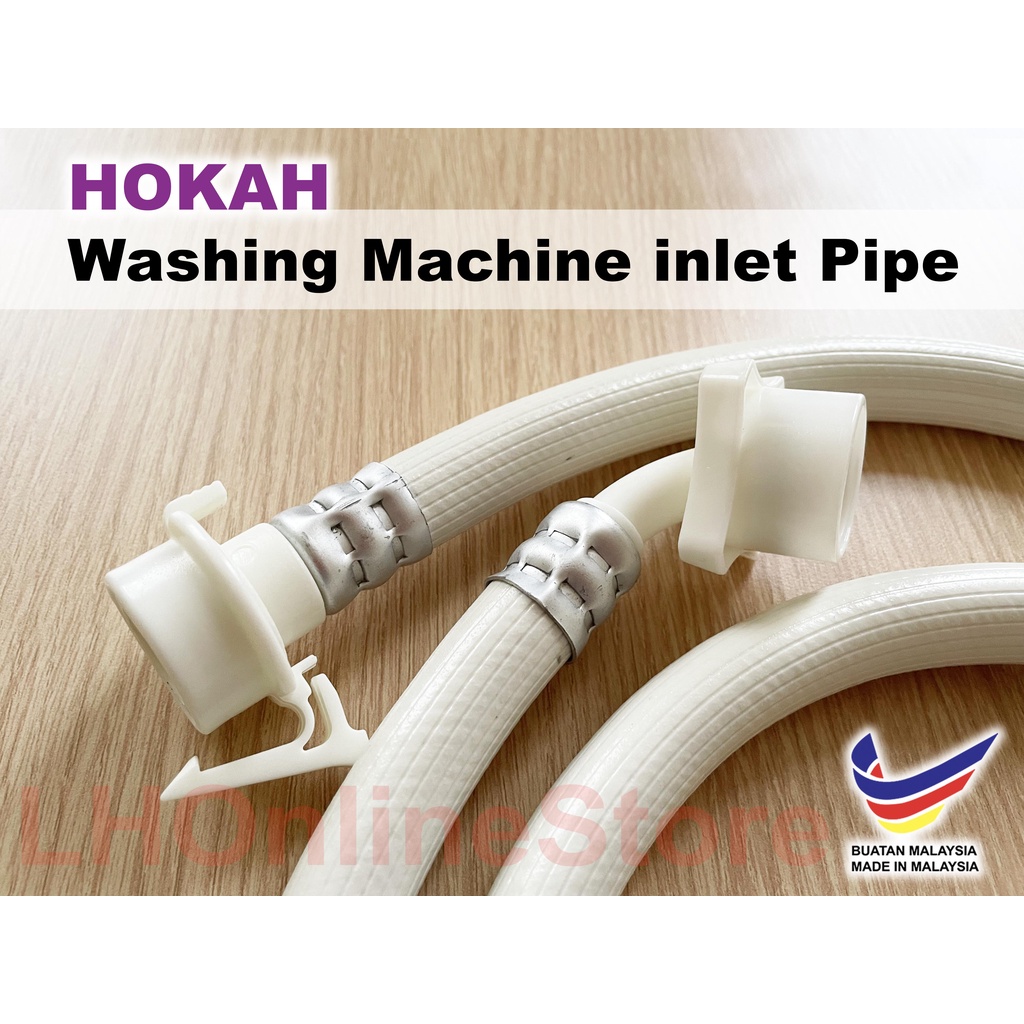 (High Quality)(Made in Malaysia) Hokah Washing Machine inlet Pipe/ Paip ...