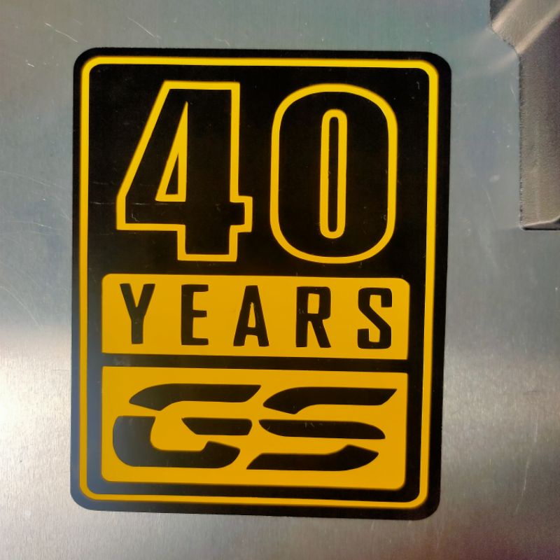 BMW GS 40 YEARS ANNIVERSARY DECAL STICKER(NO PRINT) | Shopee Malaysia