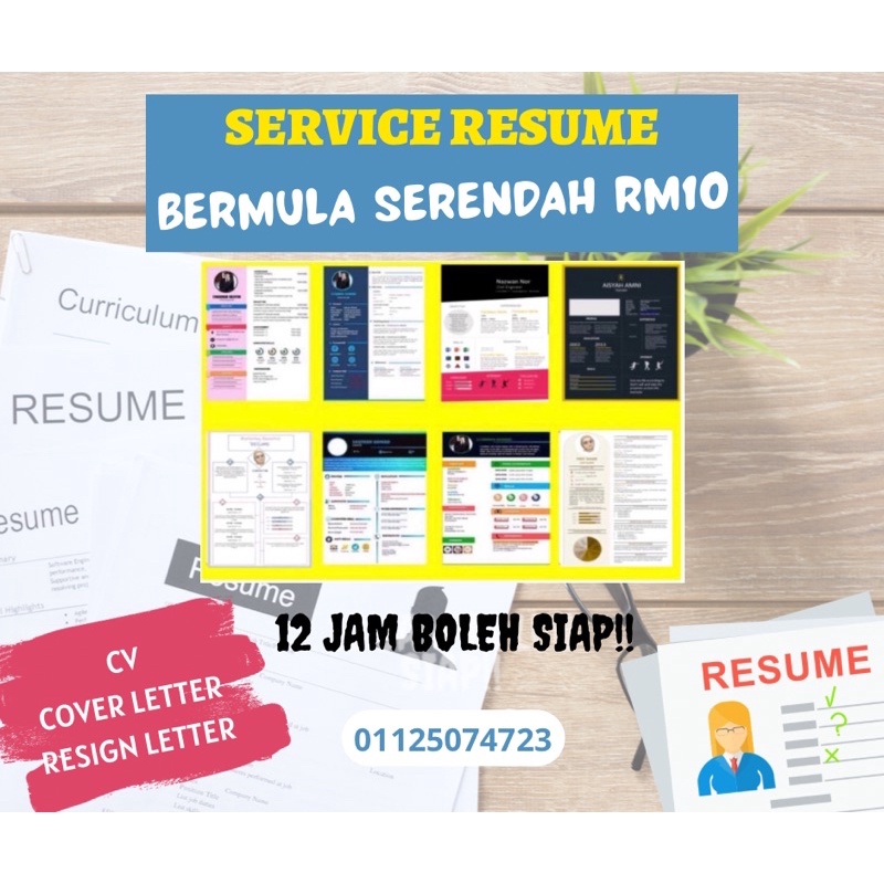RESUME & CV SERVICES , COVER LETTER & RESIGN LETTER | Shopee Malaysia