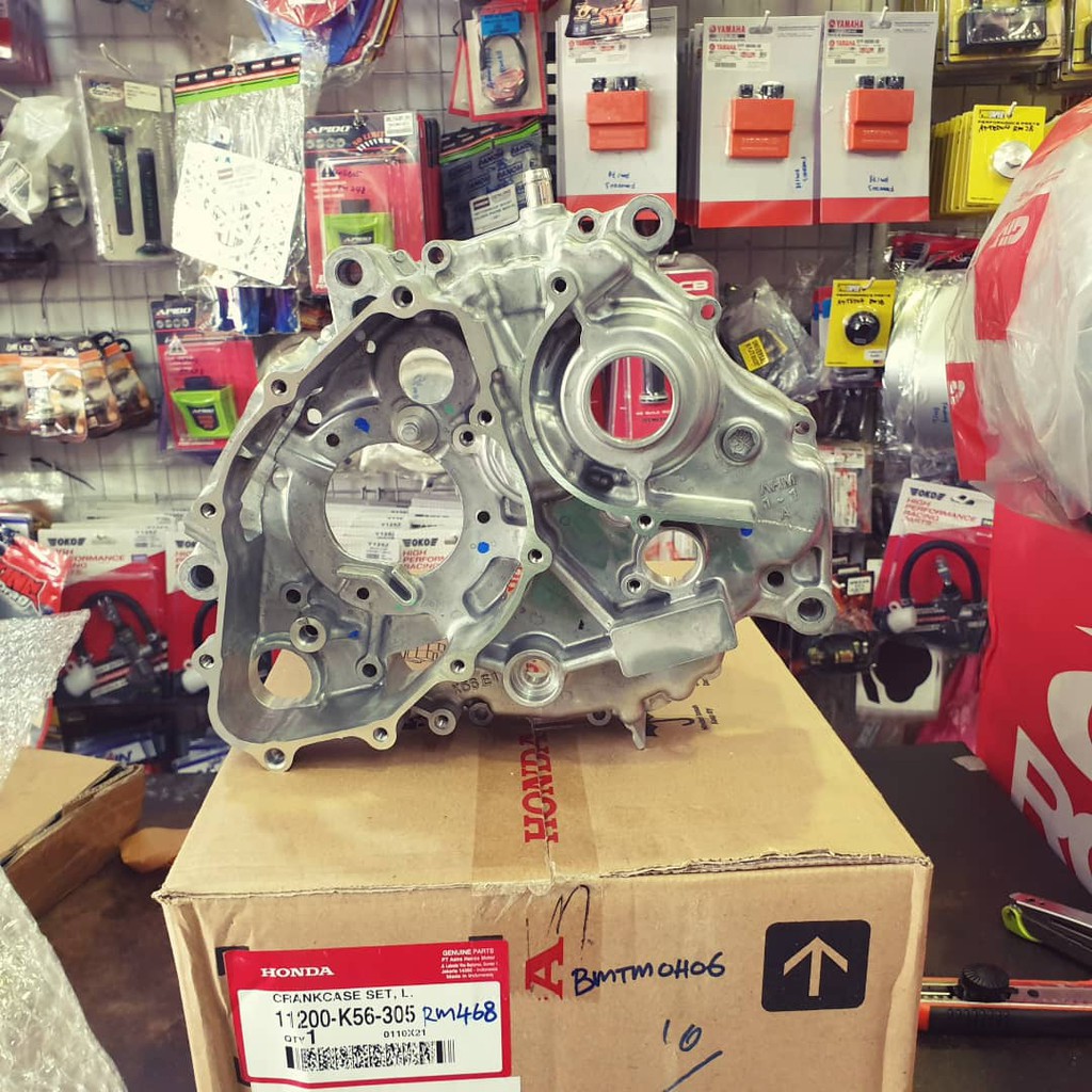 Honda Original Crankcase Comp LH ENGINE COVER RS150 V1 V2 11200-K56-305 ...