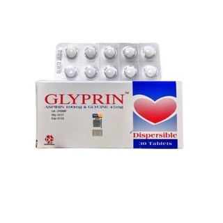 Glyprin Aspirin 100mg Glycine 45mg 30s (Exp: 01/2023) | Shopee Malaysia