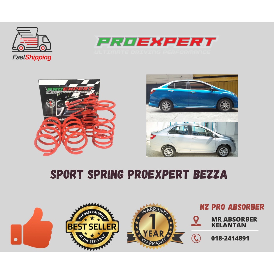 Perodua bezza/Axia Spring sport pro expert lowered | Shopee Malaysia