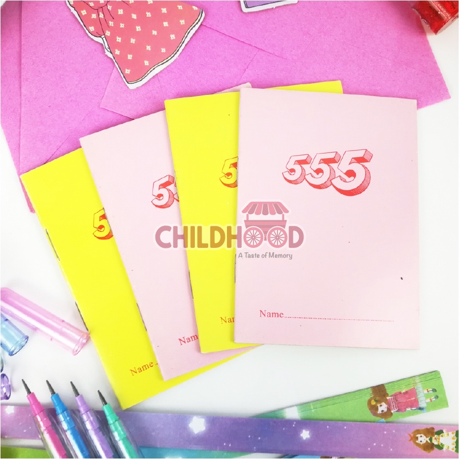 Note Book 555 book collection, Buku 555 nota kedai runcit | Shopee Malaysia