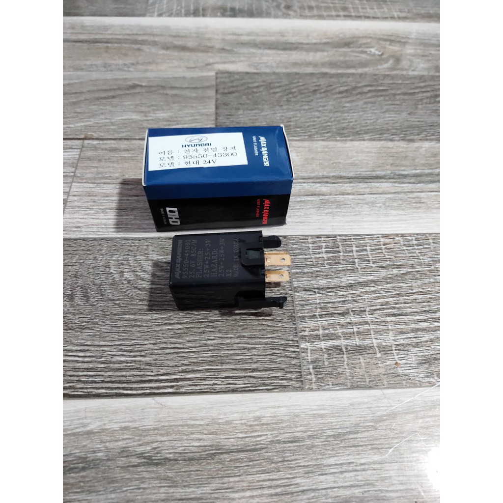 24V huyndai 3-ear flash relay 2.5 ton Korea blue | BeeCost