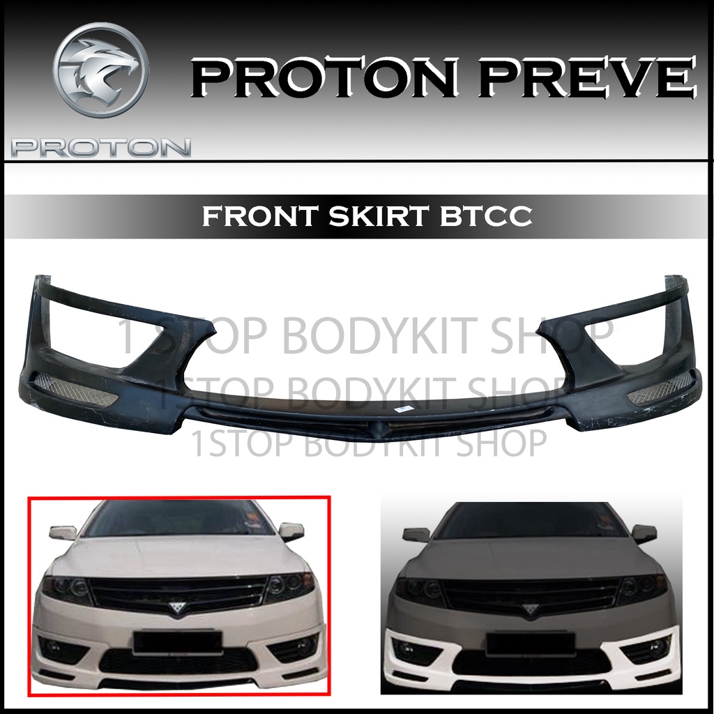 PROTON PREVE FRONT SKIRT (BTCC) FIBER(FIBERGLASS)SKIRT LIP BODYKIT ...