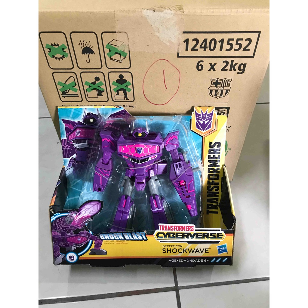 Hasbro Transformers Cyberverse Shockwave shock blast NEW | Shopee Malaysia