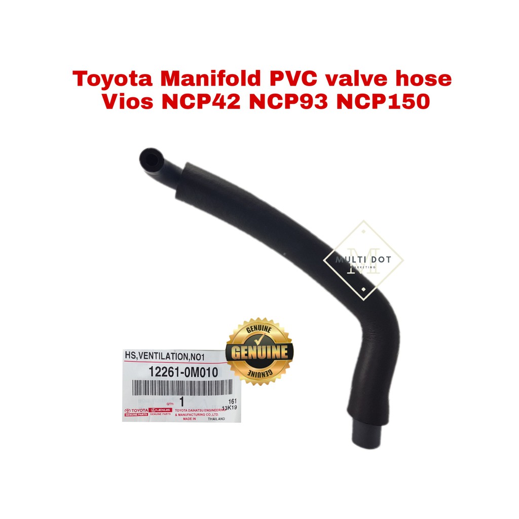 Toyota Hose PVC Valve (to manifold) 12261-0M010 Vios NCP42 NCP93 NCP150 ...
