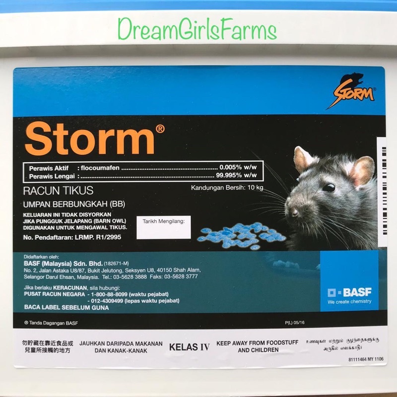 RACUN TIKUS STORM/RAT KILLER/老鼠药 MATI LUAR RUMAH | Shopee Malaysia