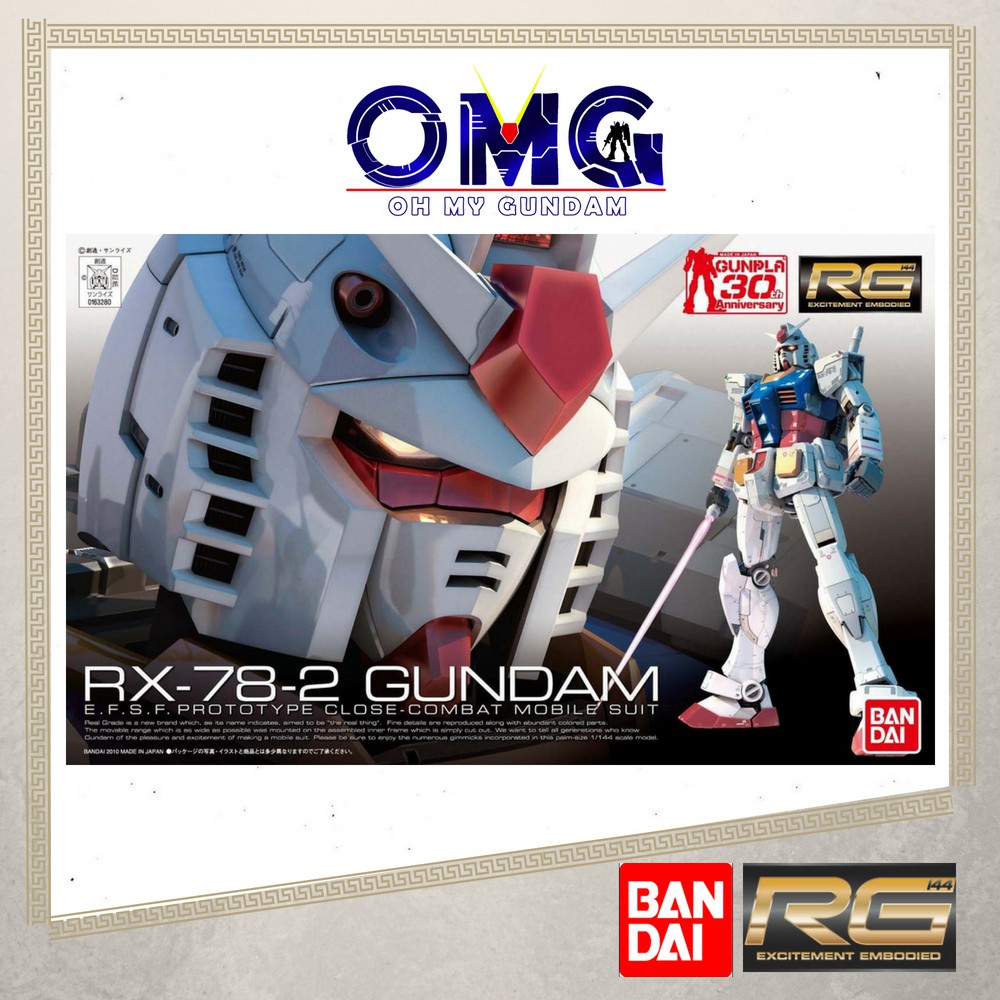 Bandai RG RX-78-2 Gundam 61594 63280 Real Grade 1/144 1 144 OMG RX-782 ...