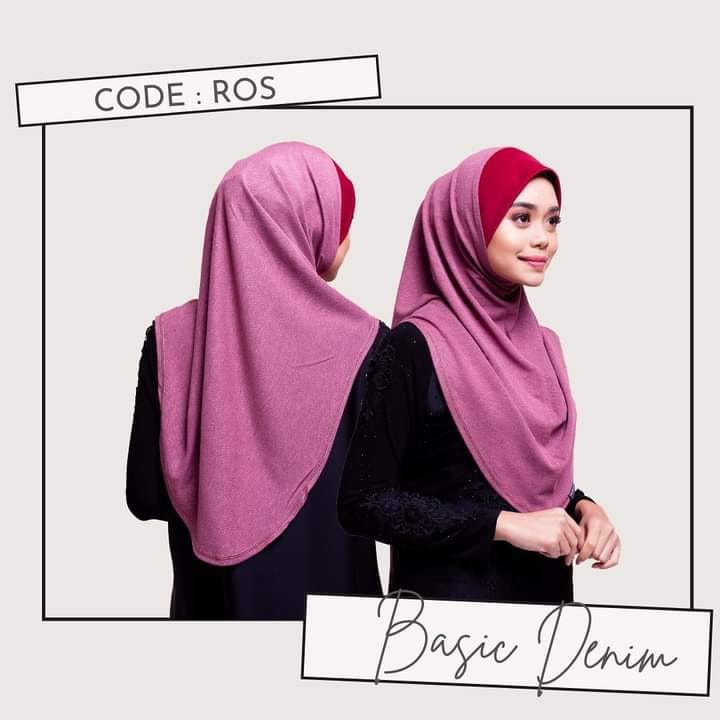 DENIM BASIC HIJAB (size M) | Shopee Malaysia