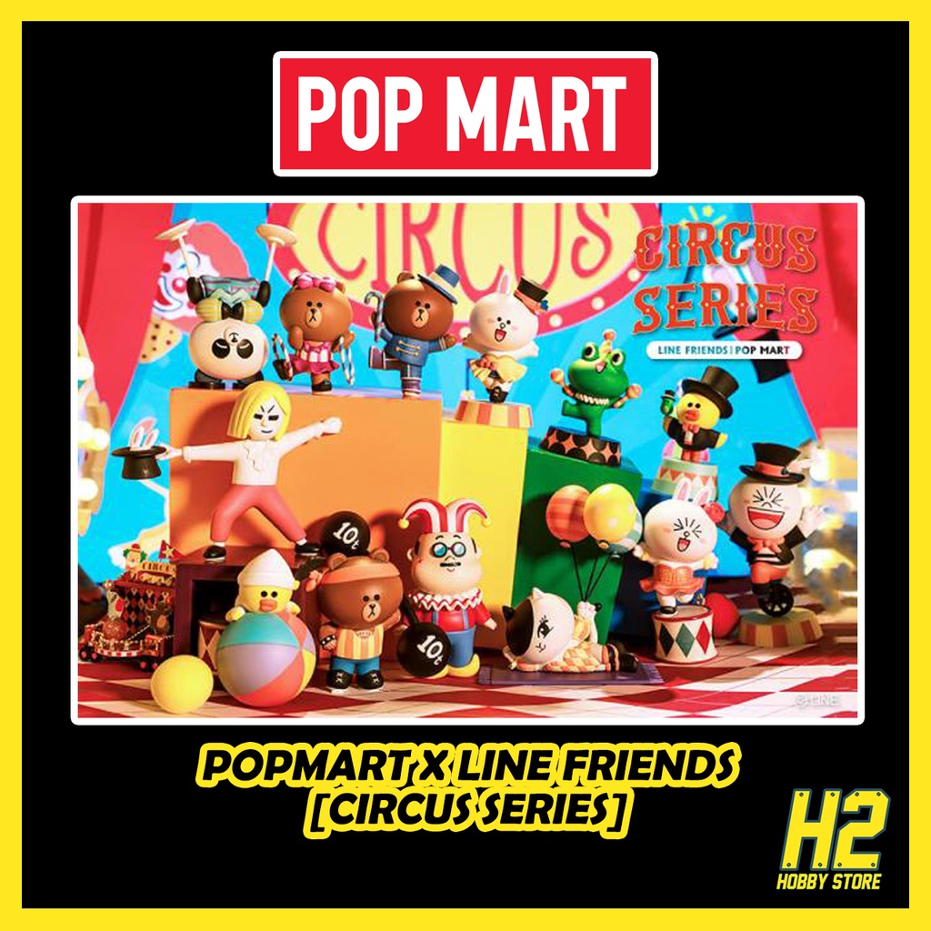 Original POPMART Blind Box - LINE Friends Circus Series - | Shopee Malaysia