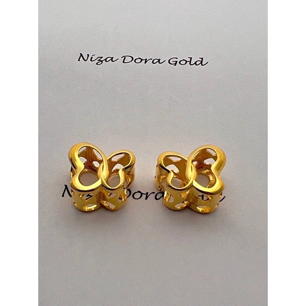 Niza Dora Gold Gdora Glasswing Butterfly Bead | Shopee Malaysia
