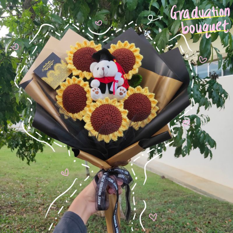 Crochet flower/bunga kait handmade | Shopee Malaysia