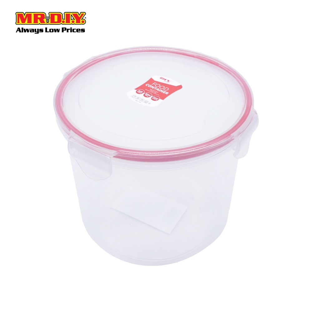 MR.DIY Premium Cylinder Airtight Food Container (2200ml) | Shopee Malaysia