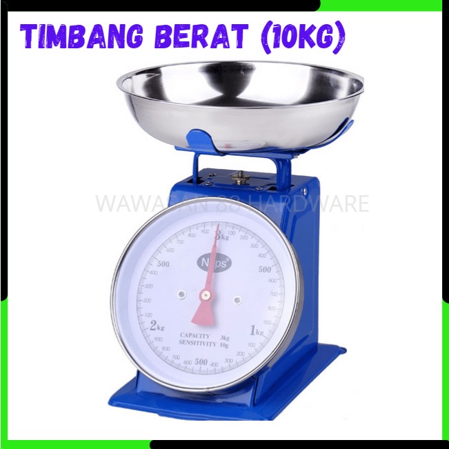 10KG Timbang Berat Penimbang Pasar Malam Sayur Ikan Buah Weighing Scale ...