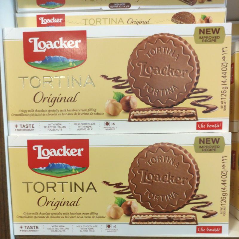 Loacker GP TORTINA-Original 125 gram (Italy) | Shopee Malaysia