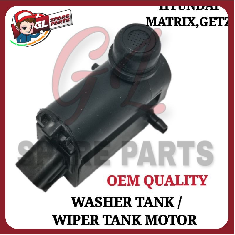 WASHER TANK MOTOR(OEM)HYUNDAI MATRIX,GETZ WIPER TANK MOTOR | Shopee ...