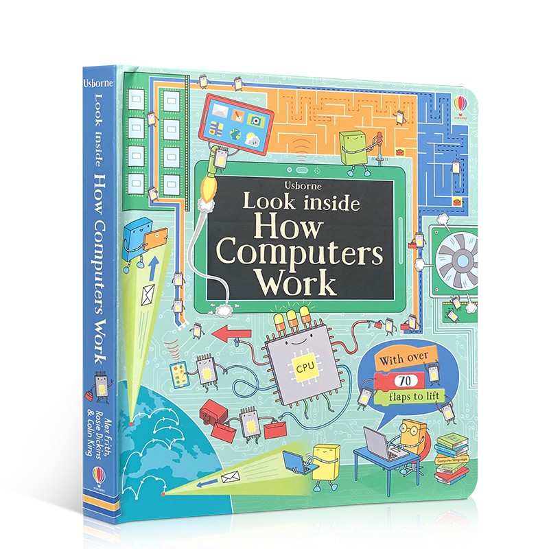 Usborne LOOK INSIDE How Computers Work (Lift-the-flap Board Book ...