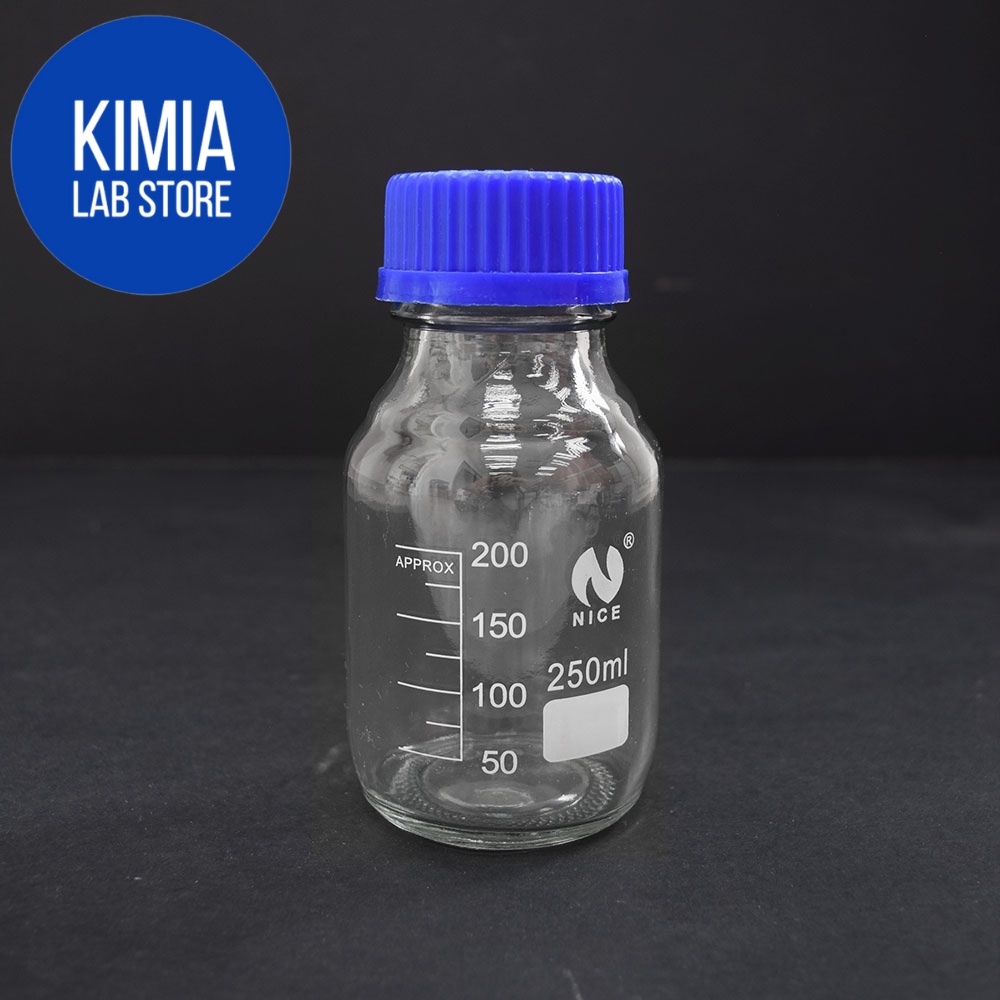 NICE® Lab Bottle Clear with Blue Cap [100-2000ml] | Shopee Malaysia
