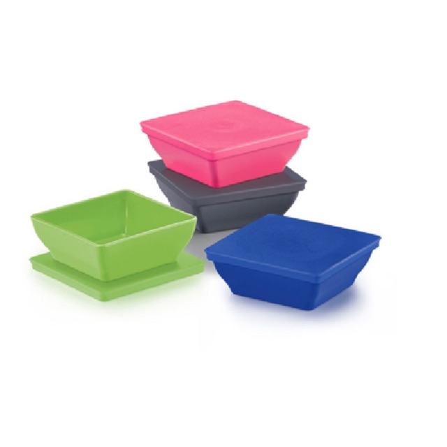 Tupperware Zen Square Small 200ml (4pcs) | Shopee Malaysia
