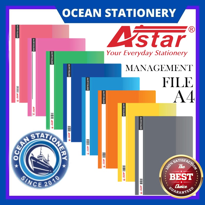 [Ocean Stationery] ASTAR A4 Organizers Management File School Office ...