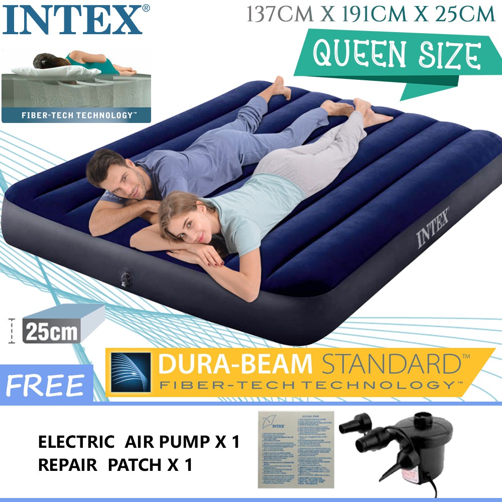 INTEX 64758 1.37M Dura-Beam Standard Fiber-Tech Technology Inflatable ...