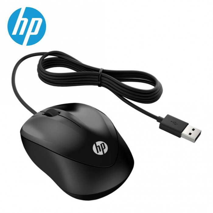 HP Mouse Wired 1000 Series | Shopee Malaysia