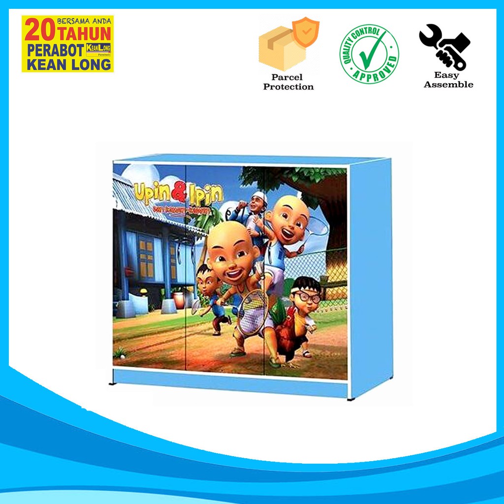 KLSB Almari Kartun 3 Pintu/Cartoon Wardrobe/Almari Kanak-Kanak /Almari ...