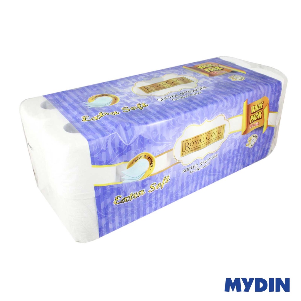 Royal Gold Toilet Roll 20x220s