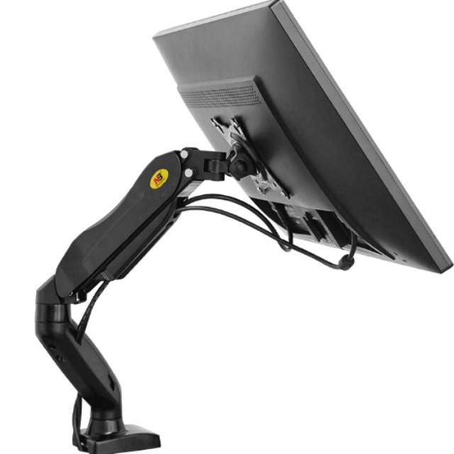 NB F80 Desktop Monitor Arm Gas Strut Flexi Mount Adjustable Stand North ...