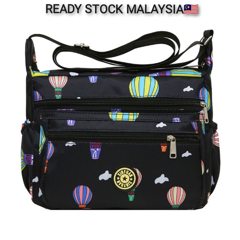 BEG SILANG SANDANG WANITA BESAR CORAK SLING SHOULDER BAG WOMEN LARGE ...
