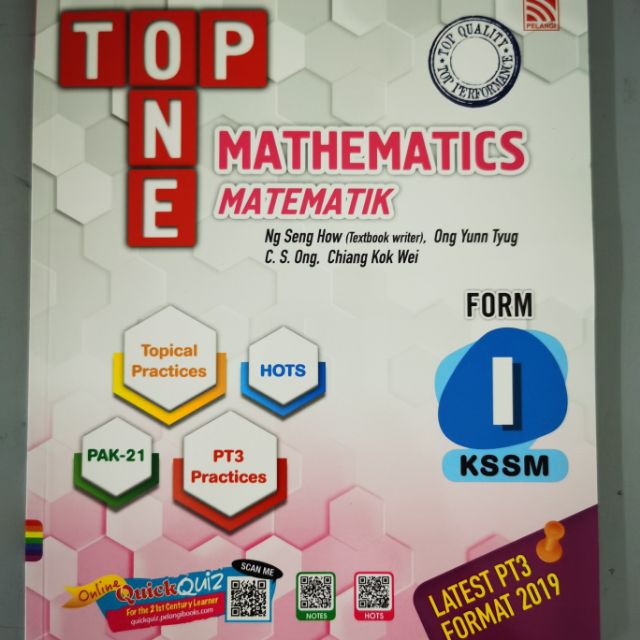 Top one kssm mathematics form 1 | BeeCost